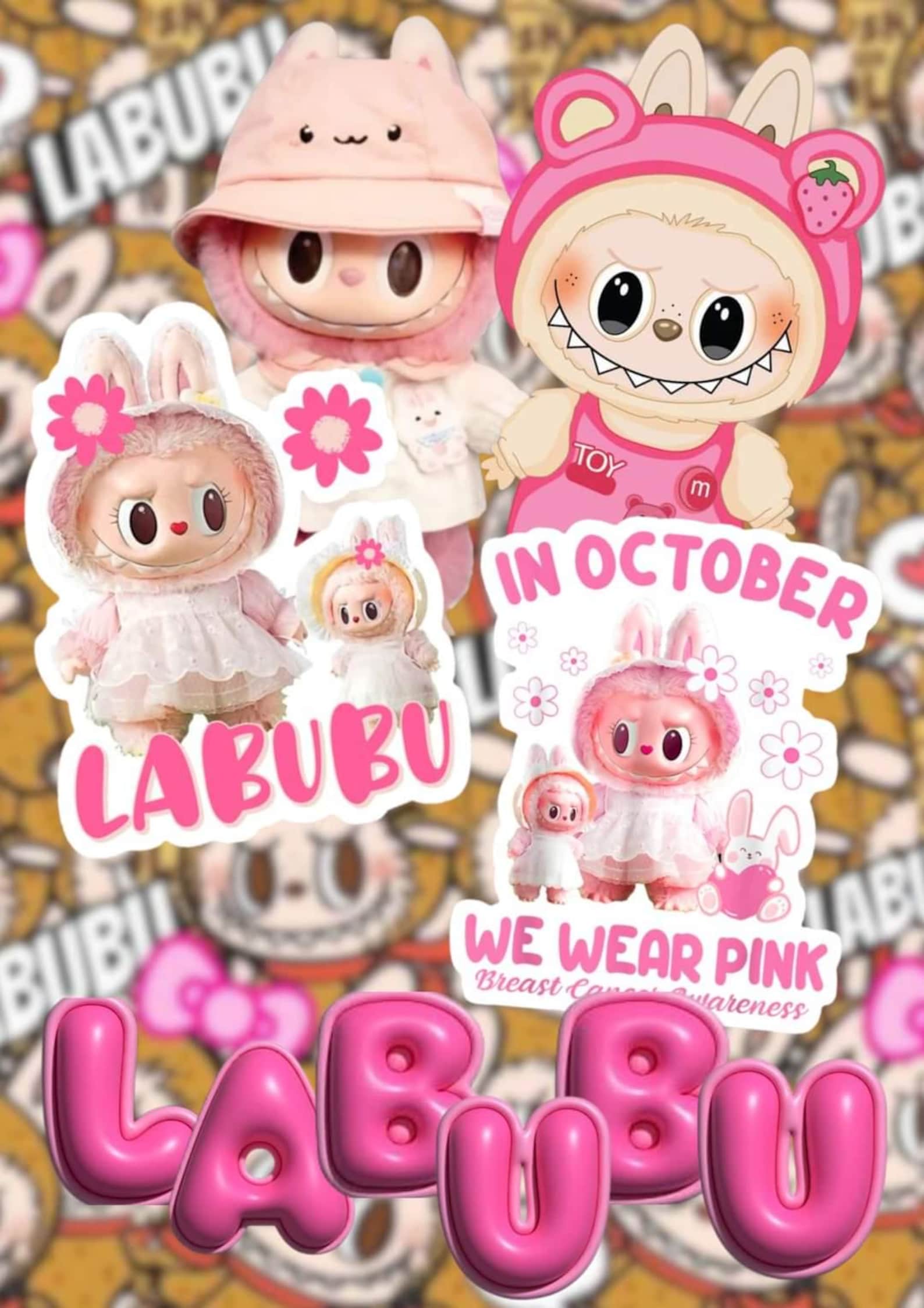 Labubu Hot Stickers / Anime Stickers / Bible Verses - Etsy
