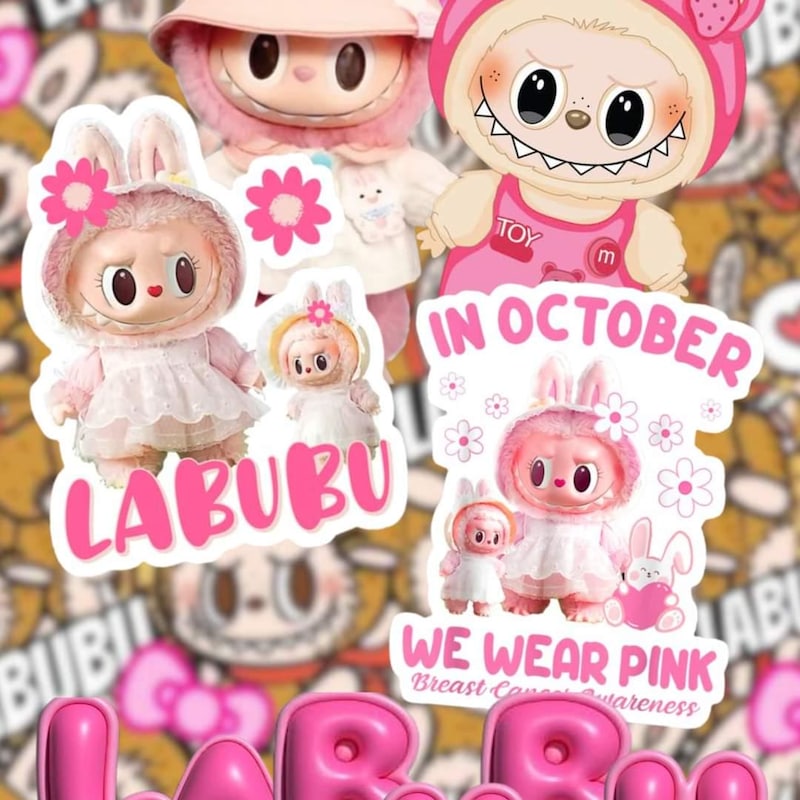 Labubu Template Box - Etsy