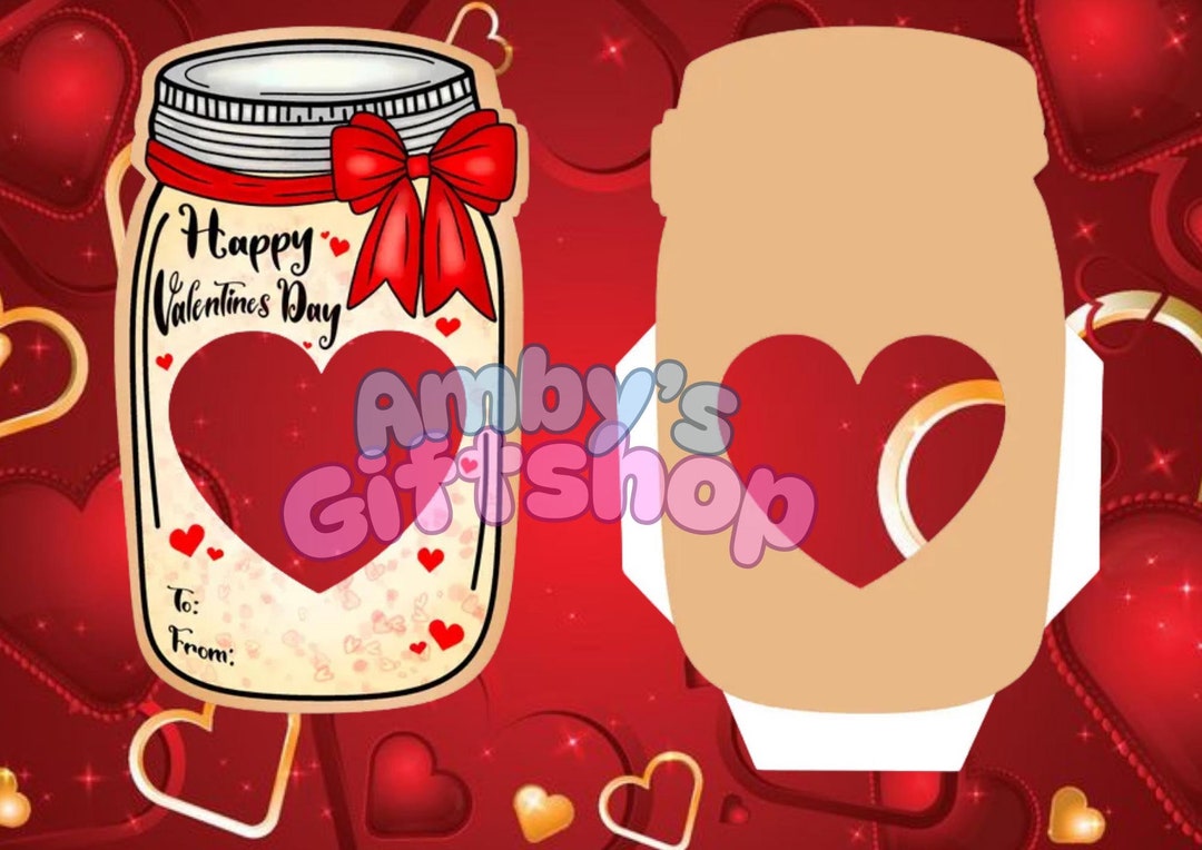 Valentines Day Exchange Cards: SVG PNG + Free Stickers (digital) - Etsy