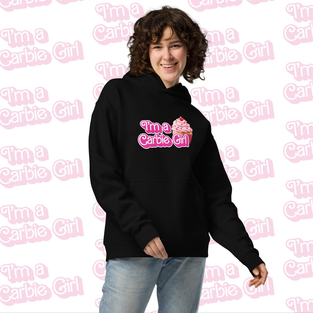 Carbie Girl - Unisex Oversized Hoodie, Carbs, Fun, Pink, Carb Era ...