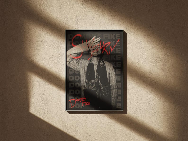 Dominic Fike Sunburn Poster – Bold and Stylish Wall Art for Fans - Etsy