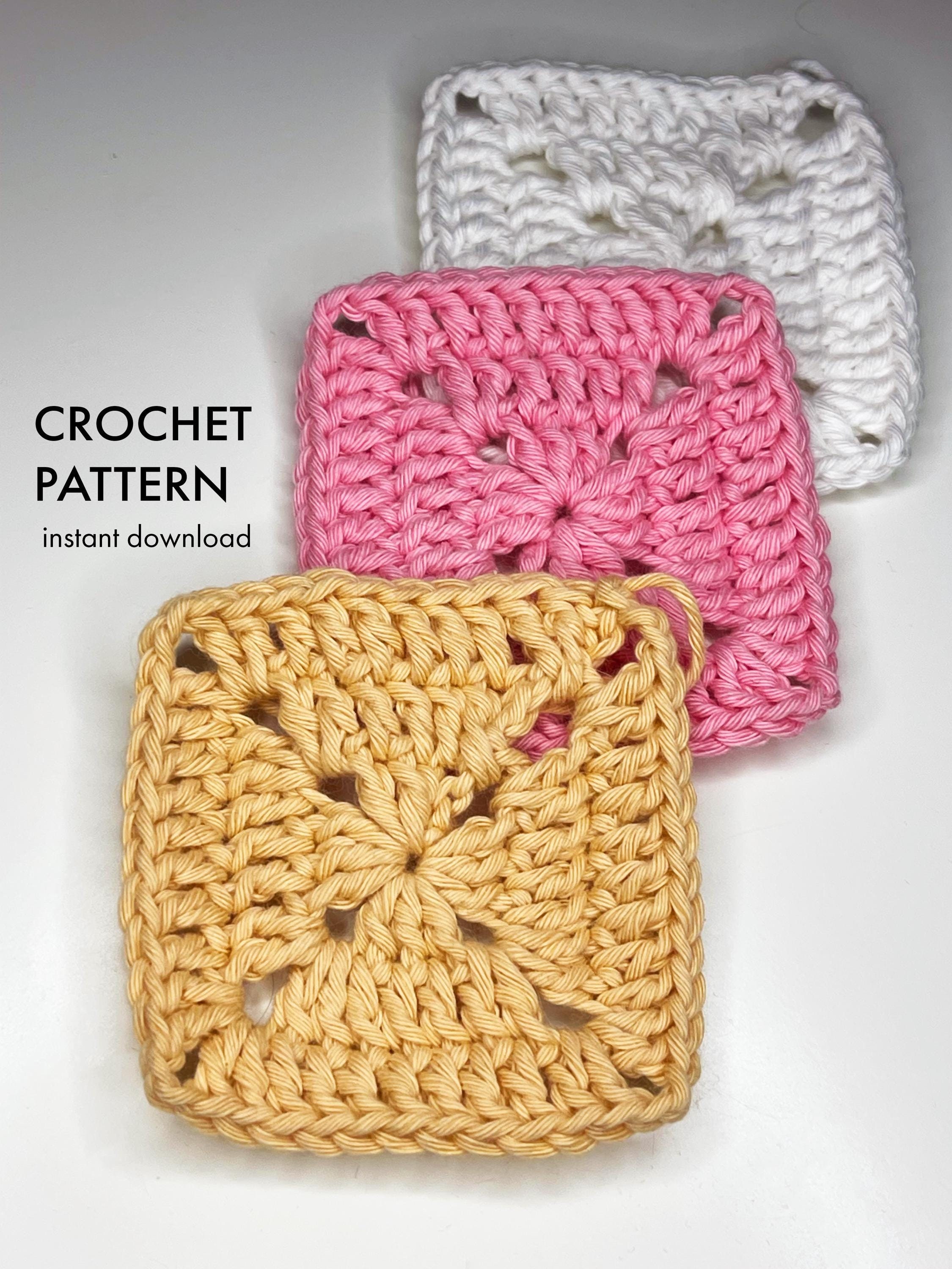 Solid Granny Square, PDF Instant Download, Perfect for Beginners - Etsy