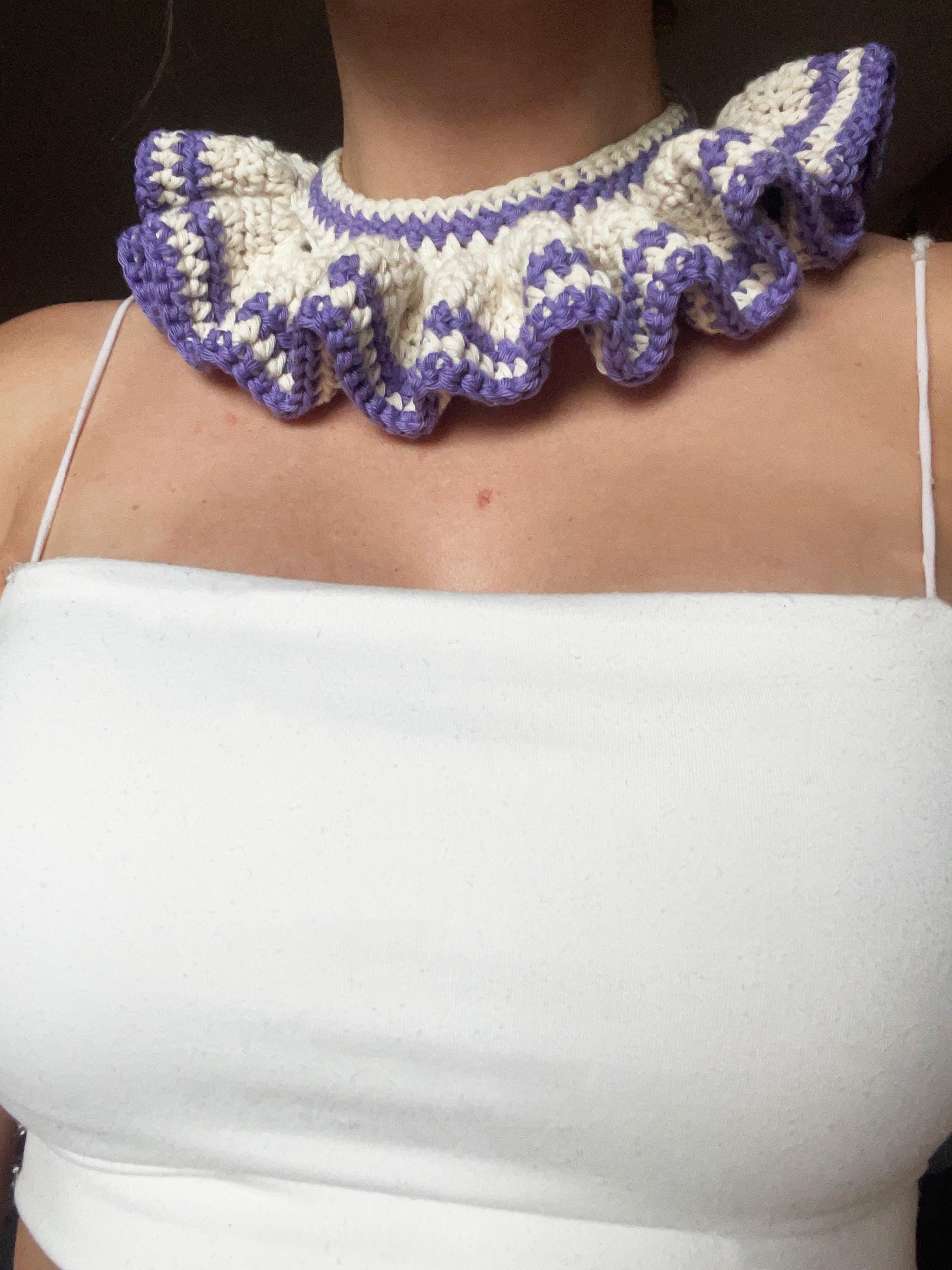 Crochet Collar Pattern - Etsy
