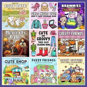 7500+ Coloring Pages Ultimate Bundle, Coloring Book Bundle, Girl ...