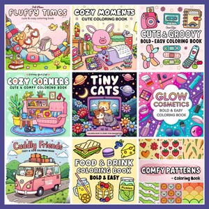 7500+ Coloring Pages Ultimate Bundle, Coloring Book Bundle, Girl ...
