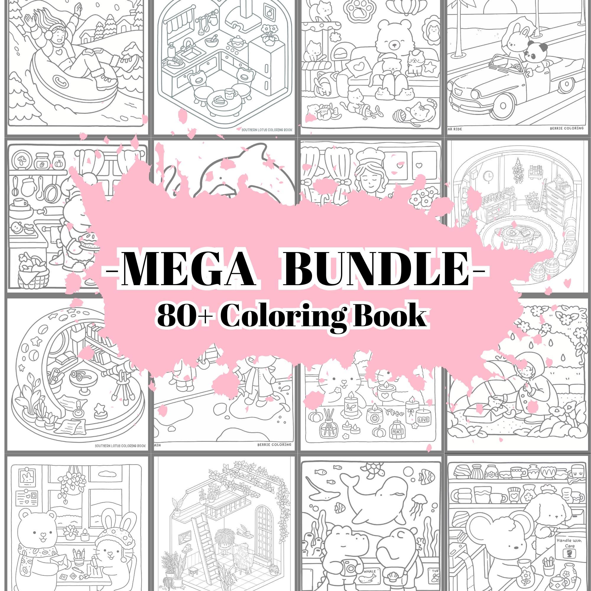 3000+ Coloring Pages Mega Bundle, Coloring Book Bundle, Coloring Pages ...