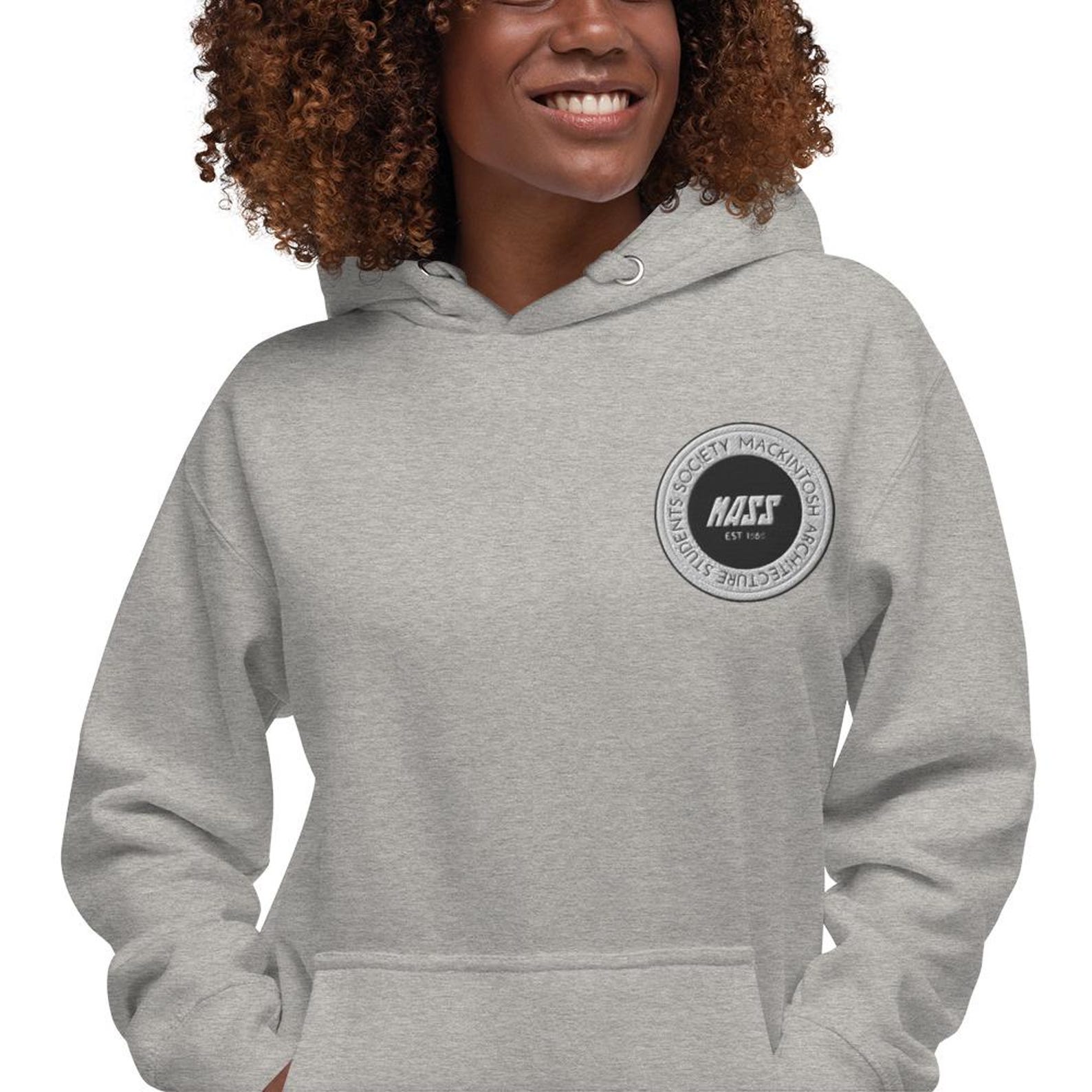Embroidered MASS Logo on Premium Hoodie - Etsy