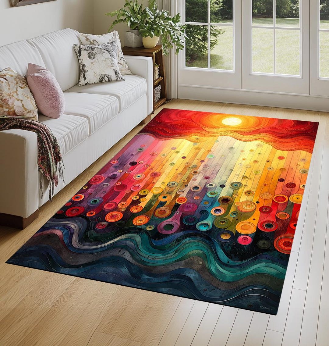 Custom Sizes Rug, Chenille Print Rug, Area Rug, Rug for Entrance, New ...