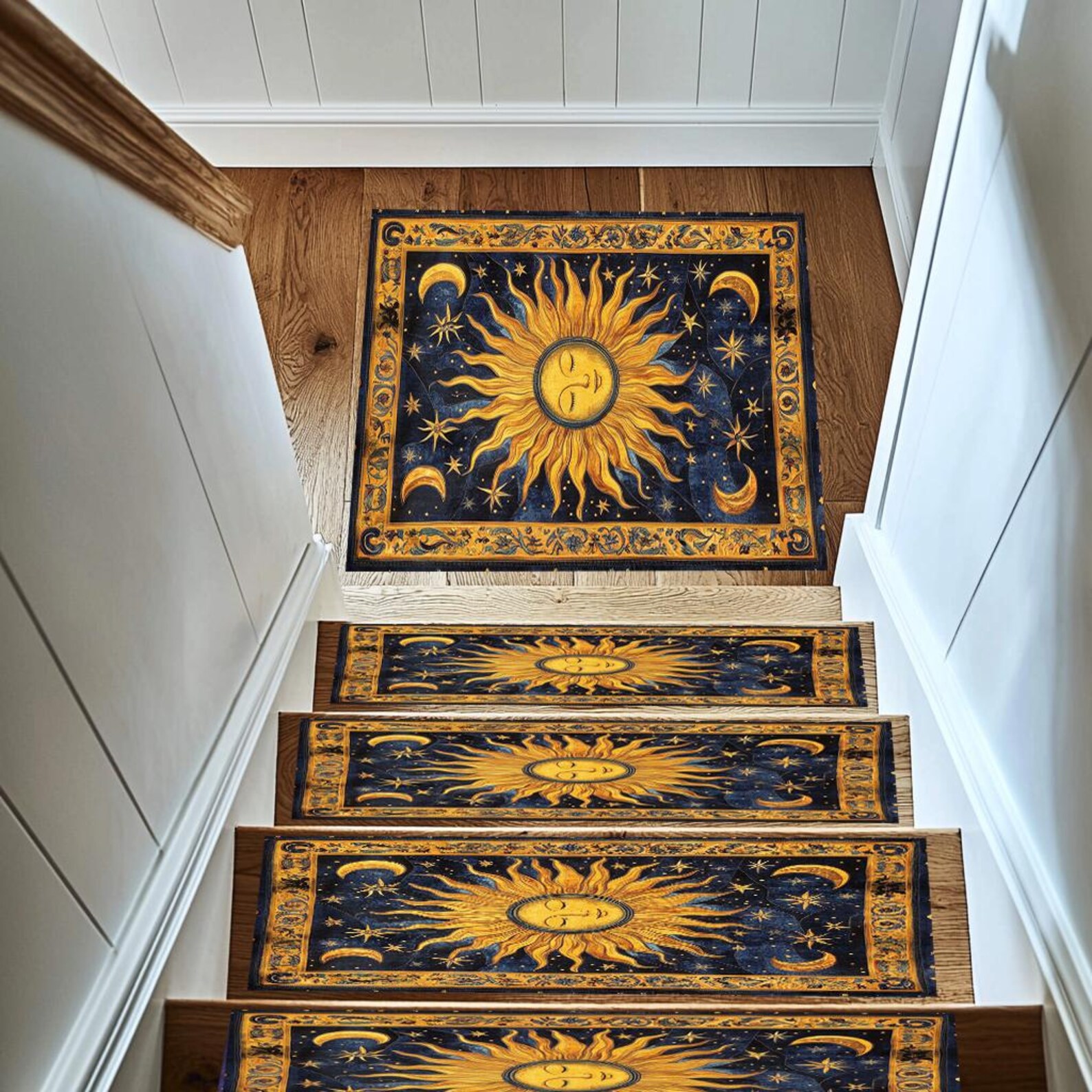 Rich Design Stair Mat, Safe Mat Covers for Stairs, Non-slip Backing ...