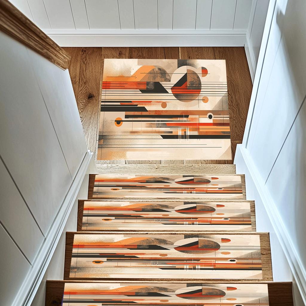 Decorative Stair Mats, Modern Stair Mats, Varied Sizes Mat, Durable ...