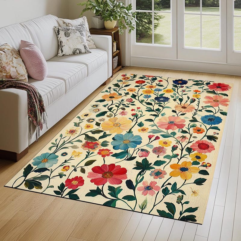 Washable Rug - Etsy