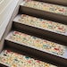Floral Stair Mats, Premium Stair Mats, Eco-friendly Stair Mats, Stair ...