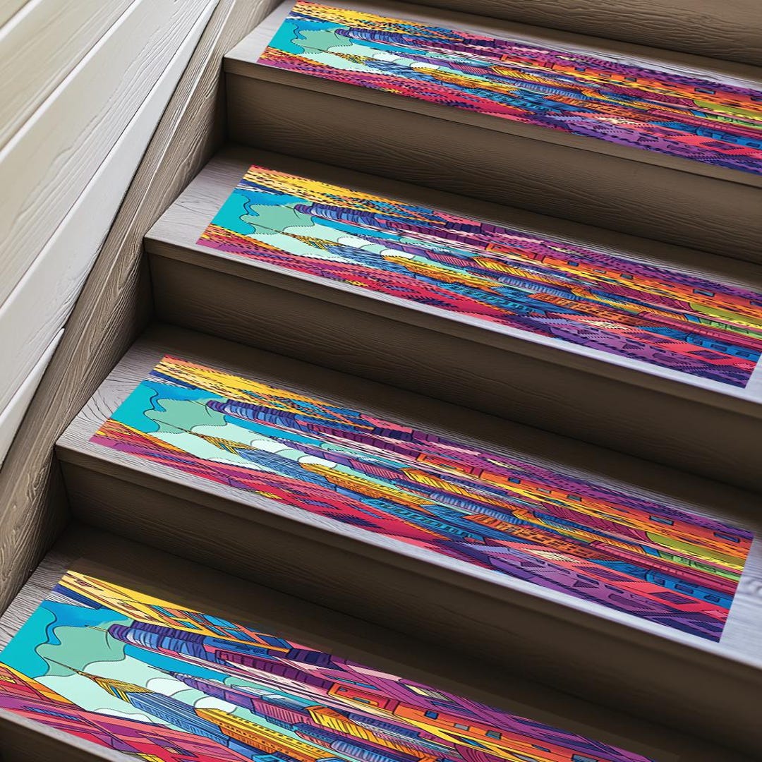 Decorative Stair Mats for Modern Interiors, High Quality Carpet Stair ...