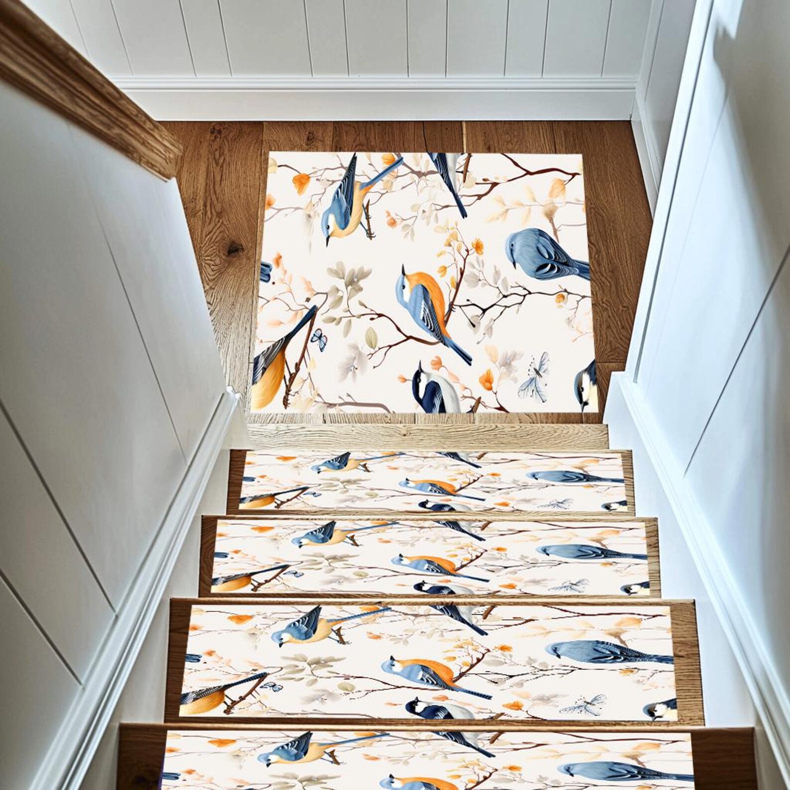 Patterned Stair Mats, Stylish Stair Mats for Home Decor, Non-slip Stair ...
