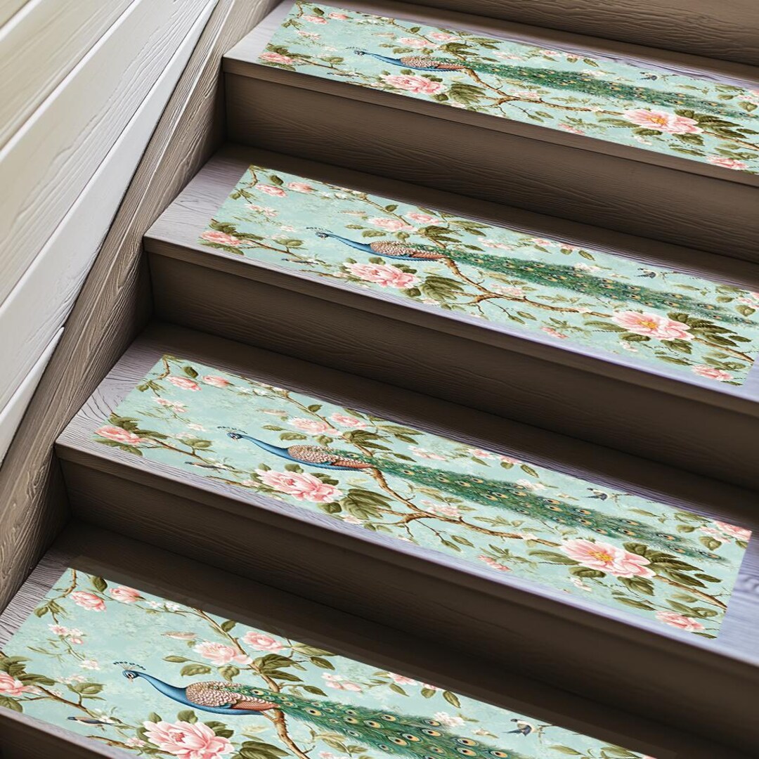 Patterned Stair Mats for Stylish Homes, Non-slip Backing Stair Mats ...