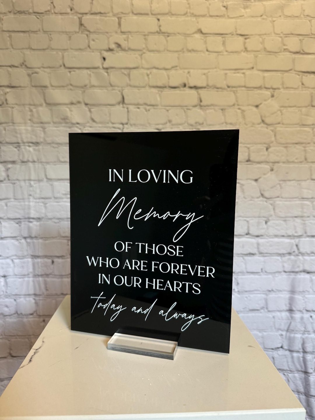 Reserved in Loving Memory Wedding Sign | Memorial Wedding Sign | Wedding Memory Sign | Reserved ...