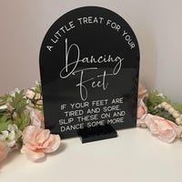Modern Dancing Feet Sign Template, Editable Wedding Dance Floor Sign ...