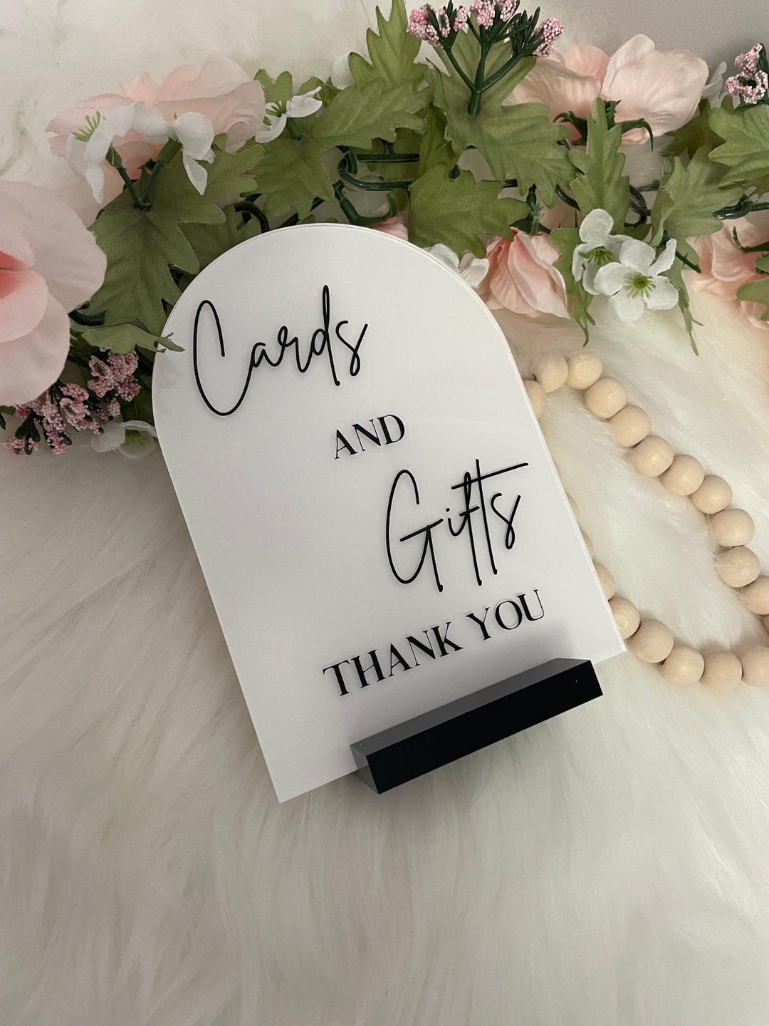 Arch Cards and Gifts Sign | Cards and Gifts Sign | Gifts and Cards Sign ...