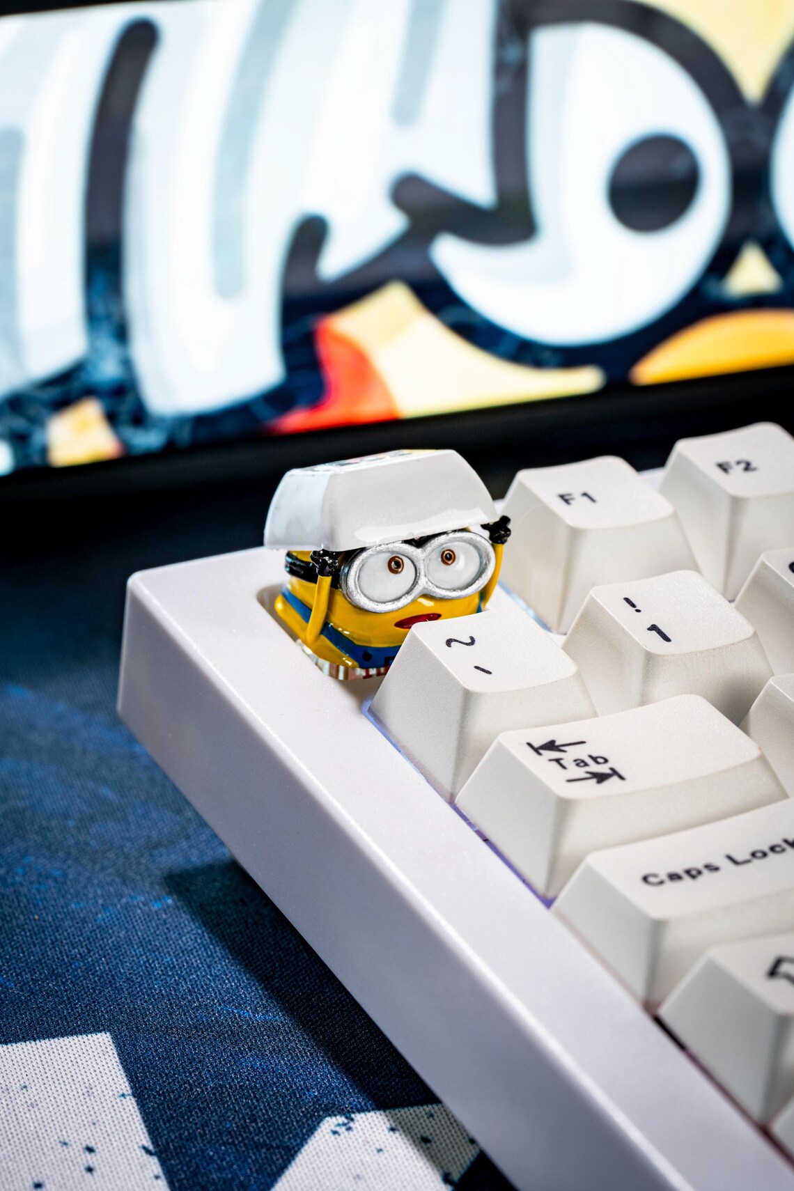Handcrafted Minion Resin Keycap: 3d-printed Mechanical Keyboard ...