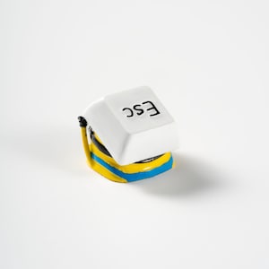 Handcrafted Minion Resin Keycap: 3d-printed Mechanical Keyboard ...