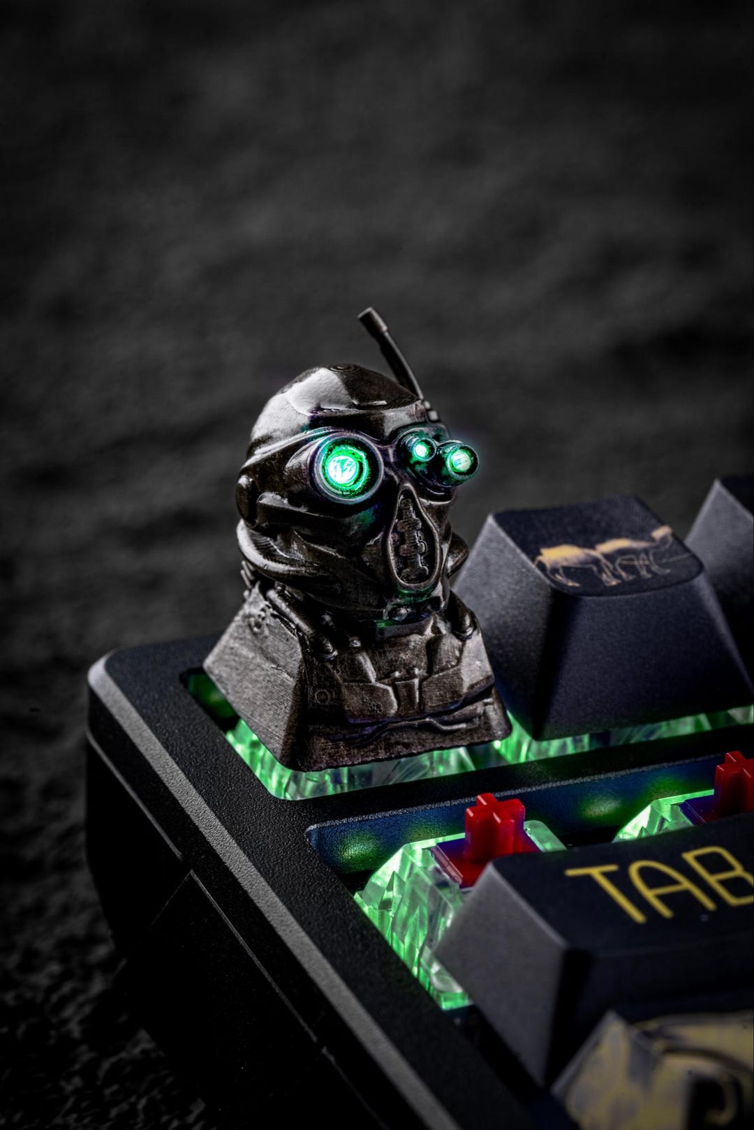 Ghost Sniper Keycap,esckeycap,starcraft 2 Keycap,glowing Eyes 3D ...