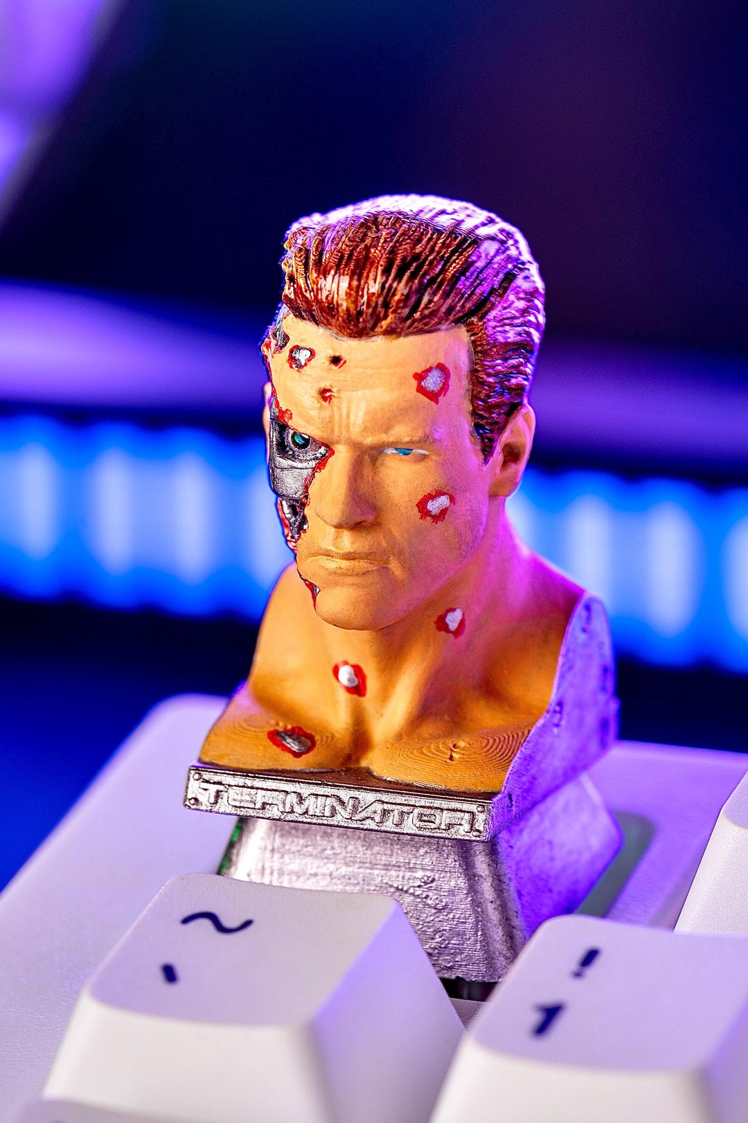 Terminator T-800 Keycap,mx-style Stems and Cherry MX RGB Switch ...