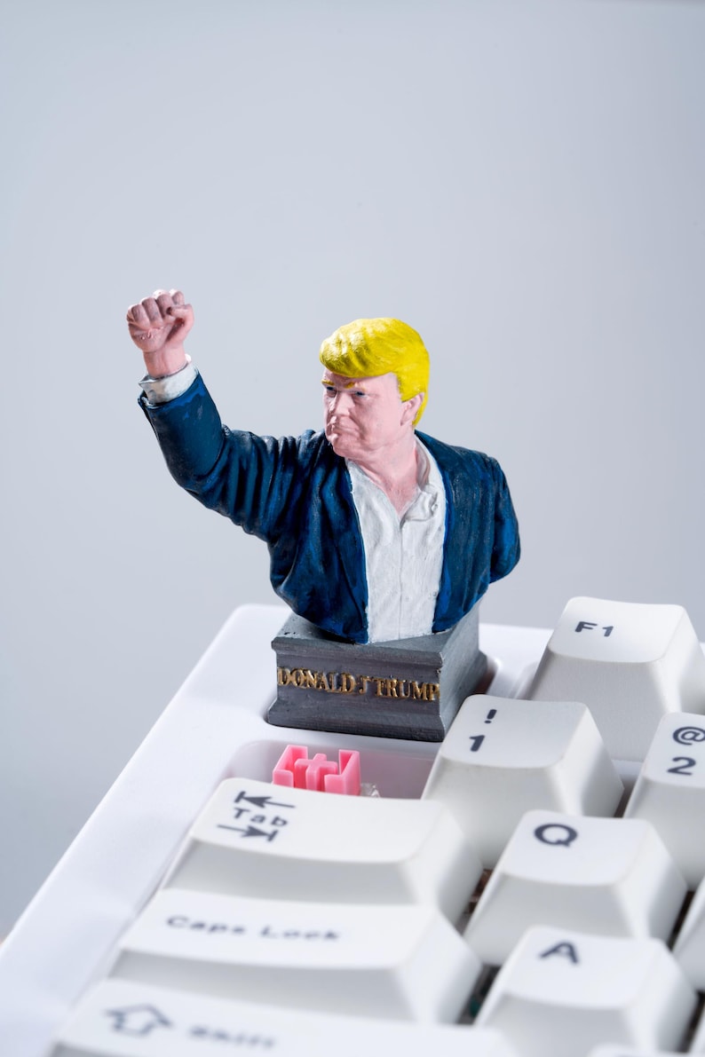 Donald Trump MAGA Keycap: 3D Printed Resin, Hand-painted - Etsy