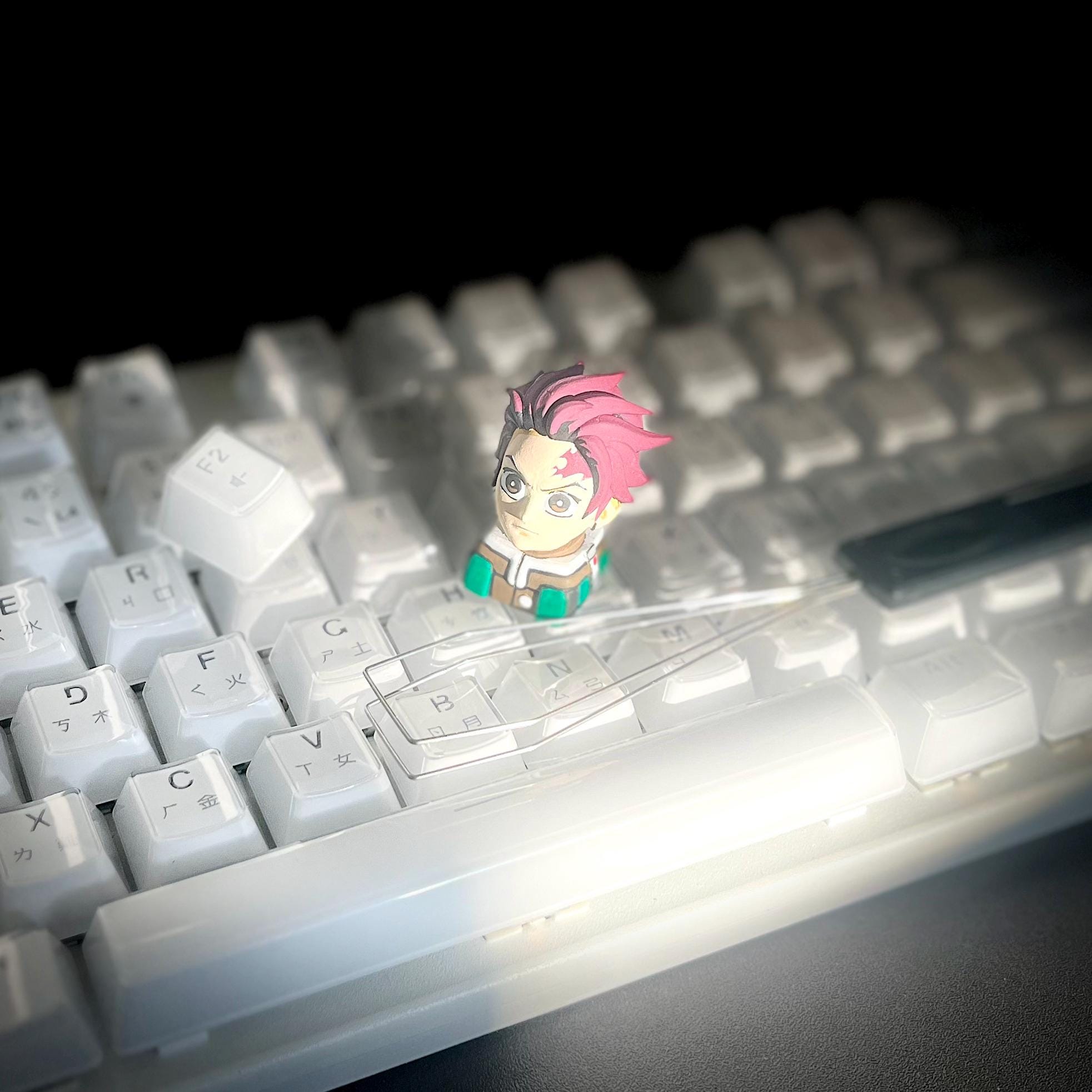 Demon Slayer Kimetsu No Yaiba Keycap,3d-printed Resin Masterpiece for ...