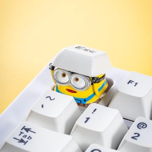 Handcrafted Minion Resin Keycap: 3d-printed Mechanical Keyboard ...