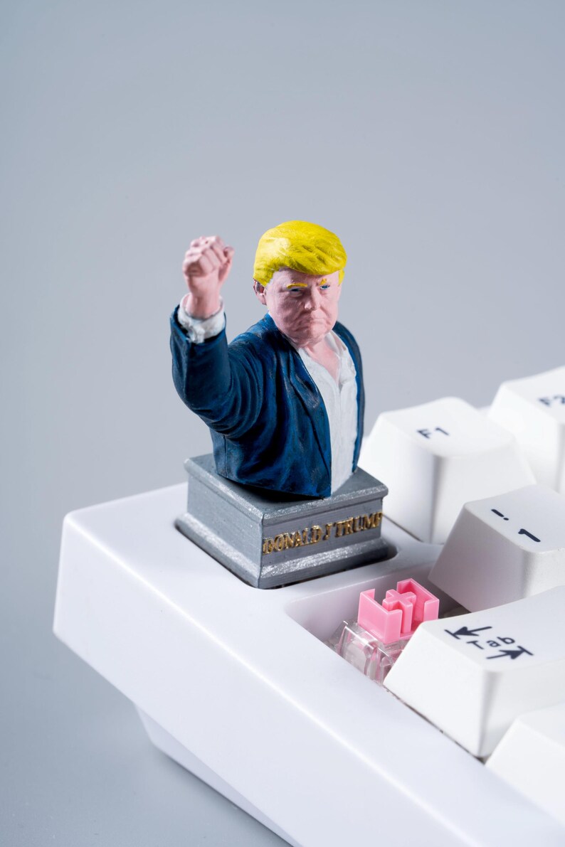 Donald Trump MAGA Keycap: 3D Printed Resin, Hand-painted - Etsy