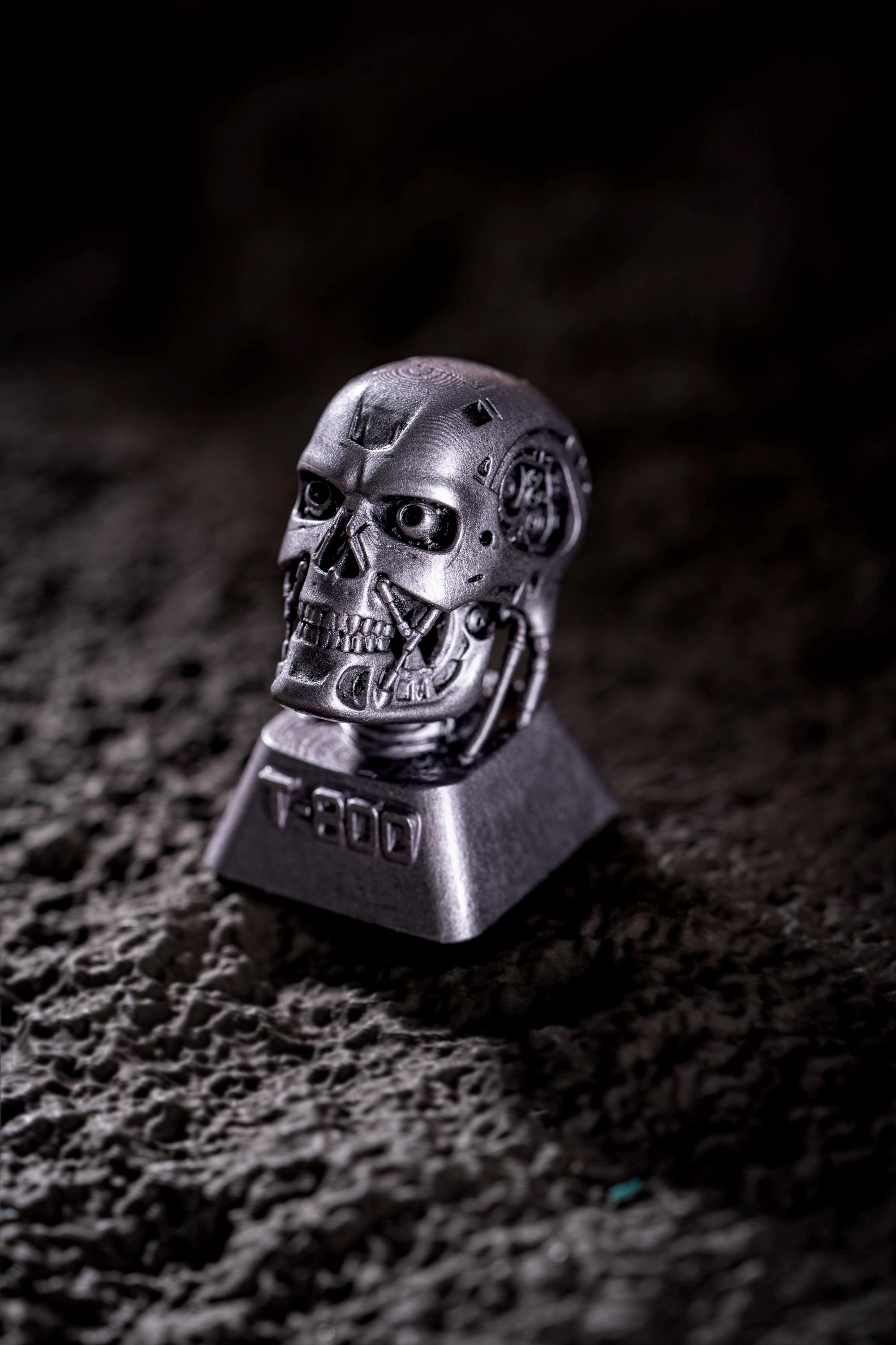Terminator T800 Skull Keycap: Handmade Backlit Resin, 3D Printed - Etsy