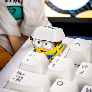 Handcrafted Minion Resin Keycap: 3d-printed Mechanical Keyboard ...