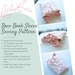 Quilted Bow Book Sleeve Sewing Pattern | Two Sizes | Beginner Friendly ...