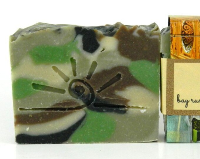 Camo Soap MAN Soap for Men / Sandalwood Bayberry and | Etsy