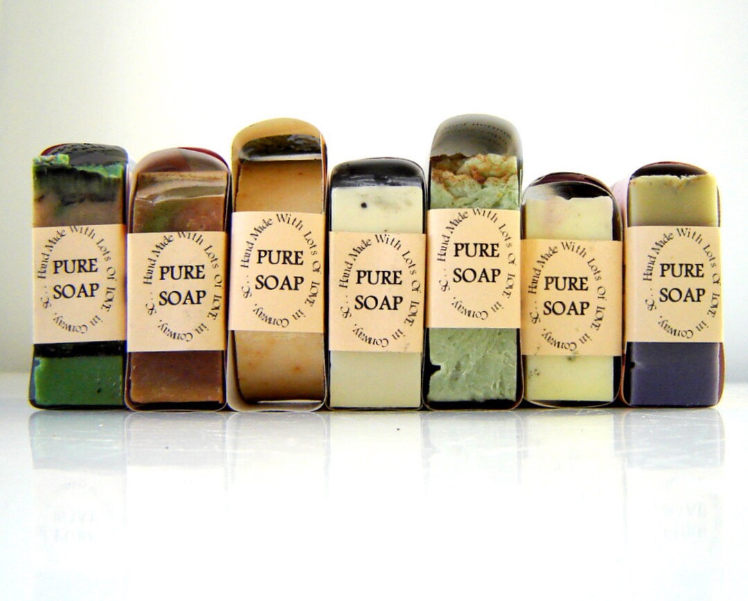 Wholesale Soaps / Bulk Homemade Soap / 9 Bar Cold Process Soap Sampler ...