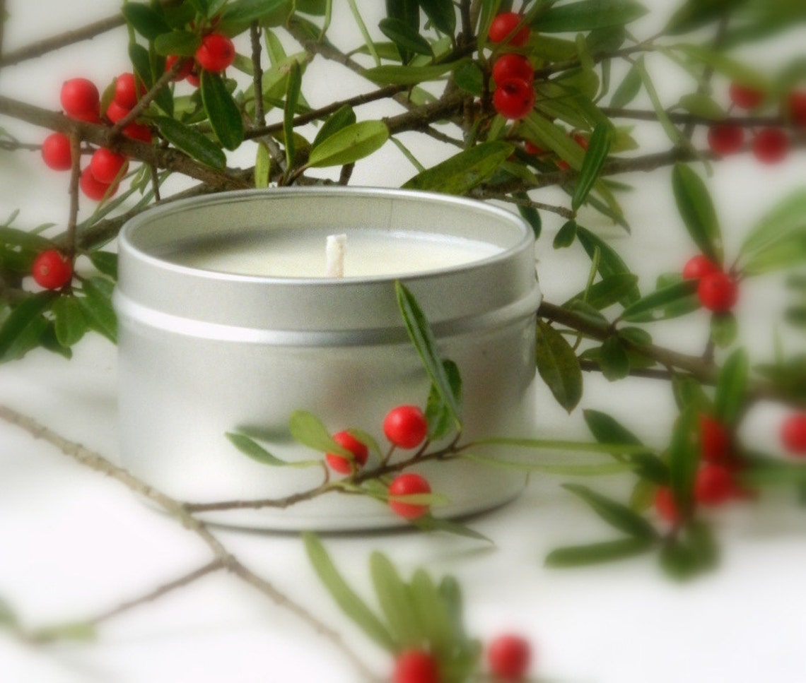 NOEL 6oz Candle Tin - Handpoured Soy Candles / Home Decor / Holiday ...
