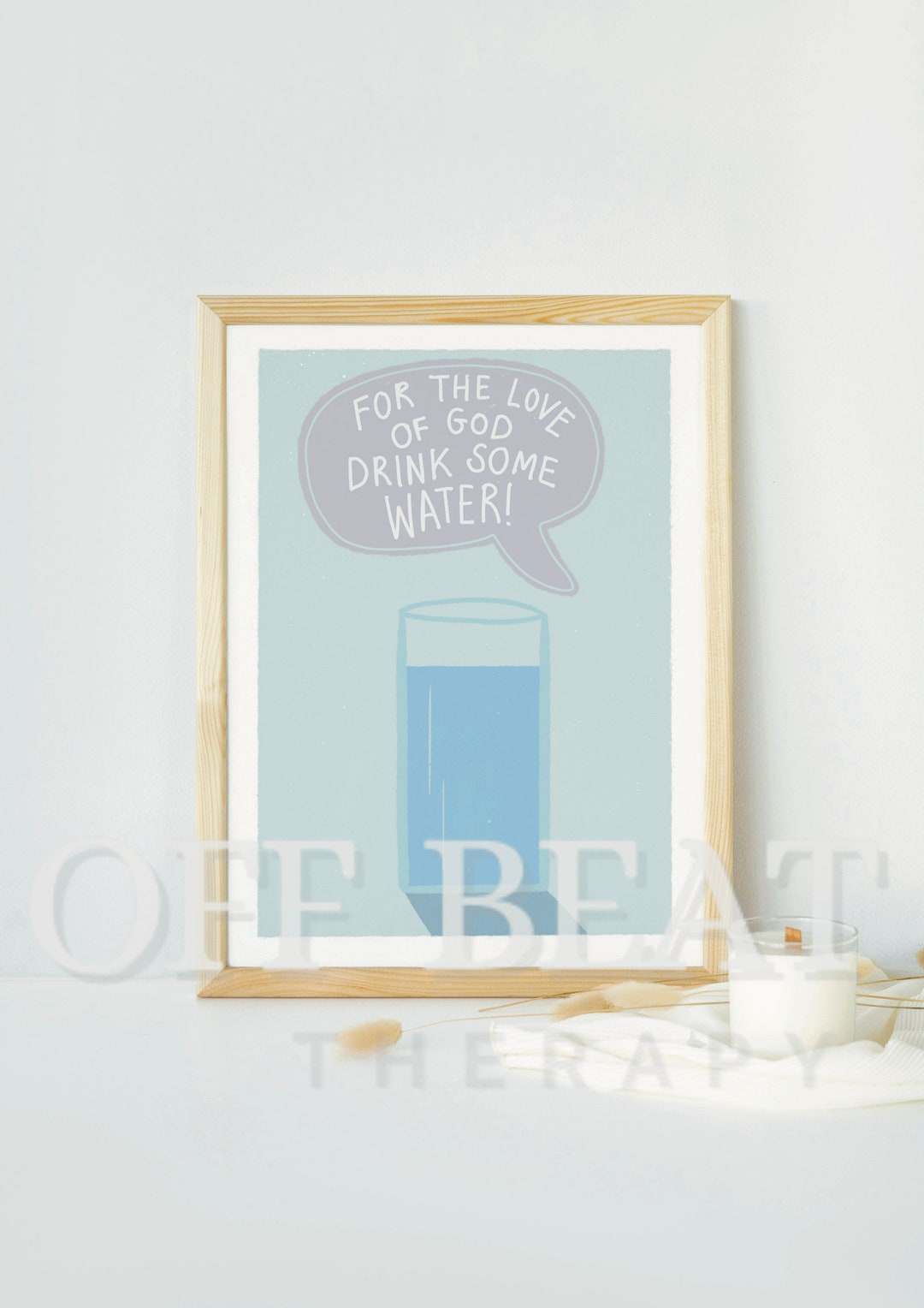 Drink Some Water | A4 Poster | Neurodivergent Autistic ADHD Reminder Poster | Office Decor - Etsy