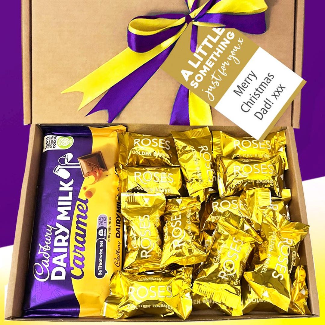 Cadbury Roses Golden Barrel Jollybox | Personalised Chocolate Gift Box ...