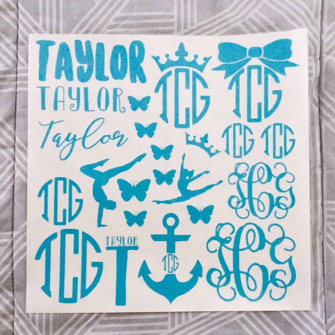 Custom Vinyl Sticker Sheet laptop sticker back to school | Etsy