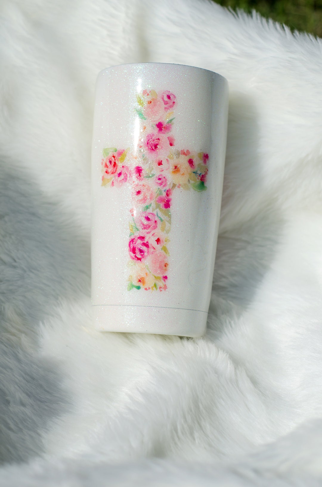 Watercolor Cross and Scripture Epoxy 20oz Tumbler - Stainless Steel - Etsy