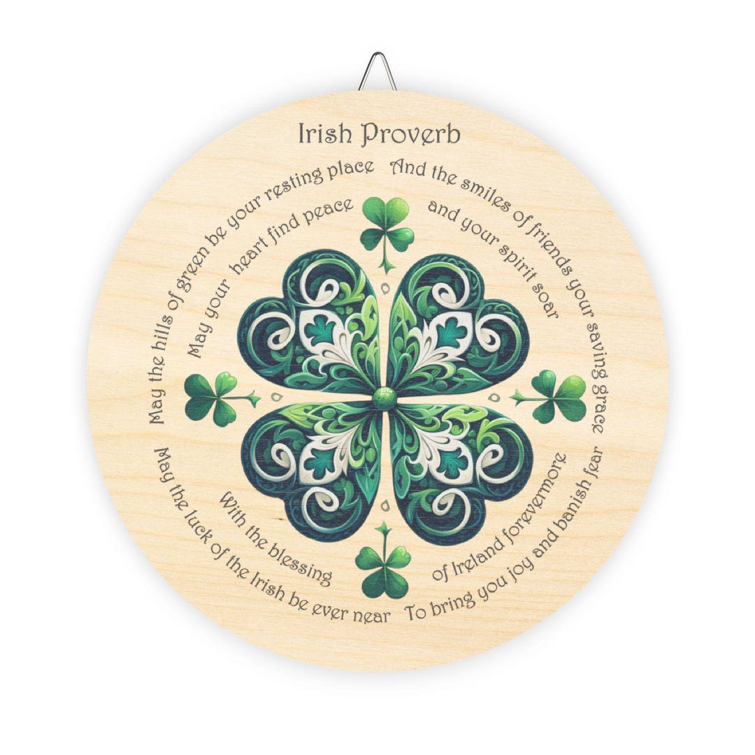 Wood Signs, Irish Blessings Proverb, Saint Patrick Day Lovers, Gaelic ...