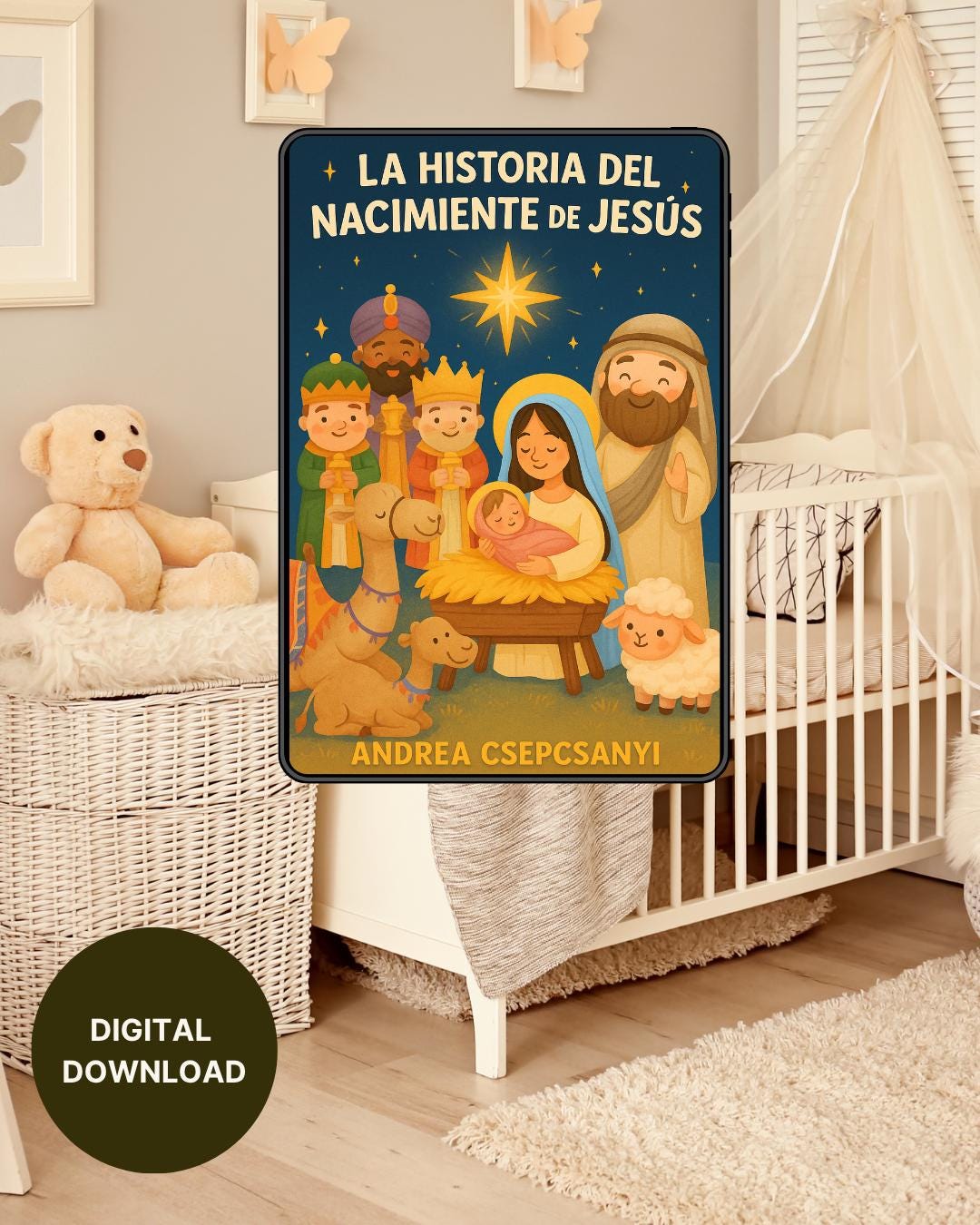La Historia Del Nacimiento De Jesús - Un Relato Para Niños - Etsy UK