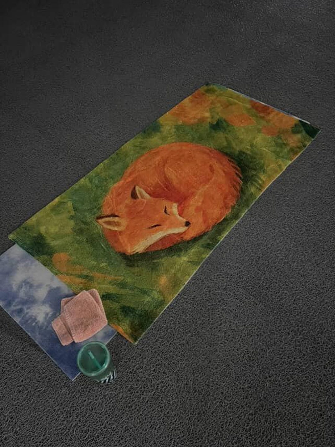 Artsy Fox Pastel Beach Towel - Vibrant Summer Accessory, Perfect for ...