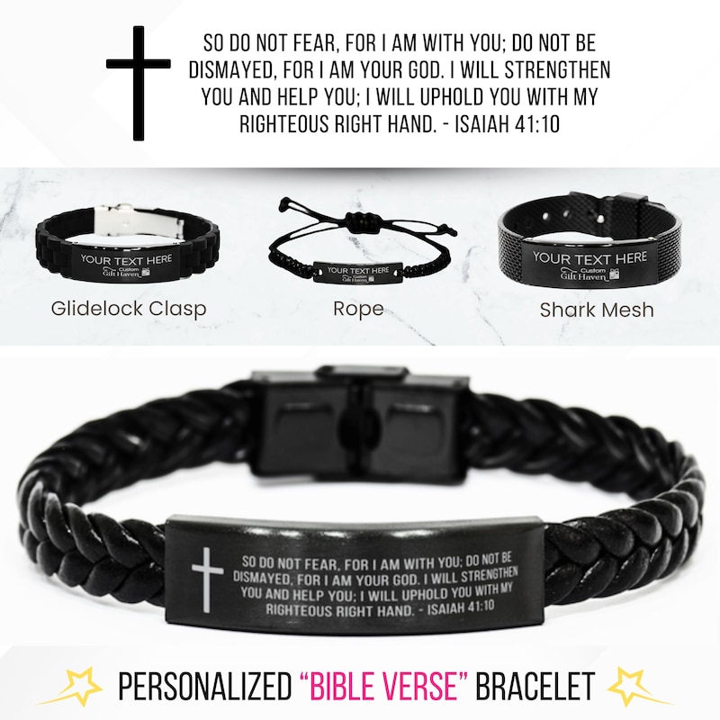 Bible Verses for Charm Bracelet - Etsy