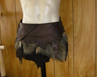 Leather loincloth | Etsy