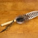 Turkey Feather Fan 16 Long With Quill Feather, Marabou and Black ...