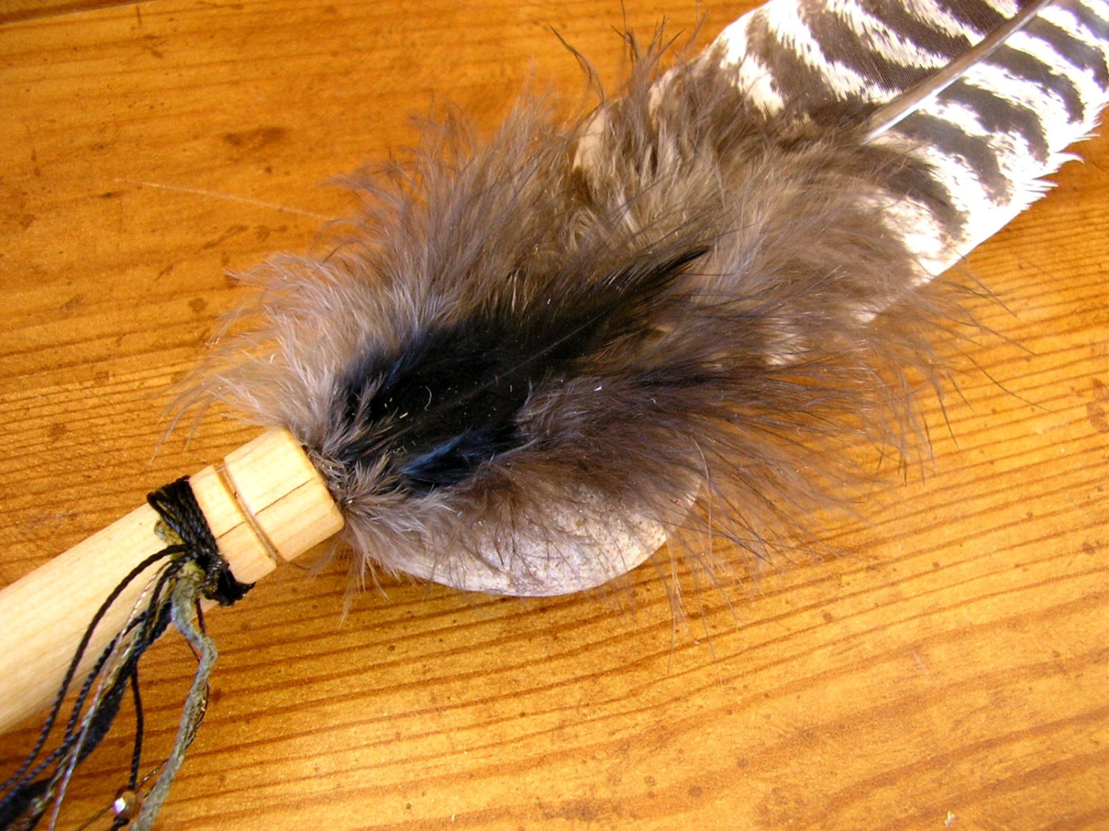 Turkey Feather Fan 16 Long With Quill Feather Marabou | Etsy