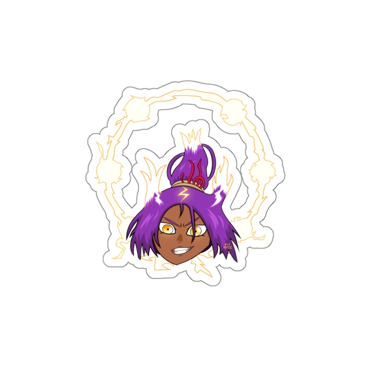 Yoruichi Die-cut Sticker bleach - Etsy
