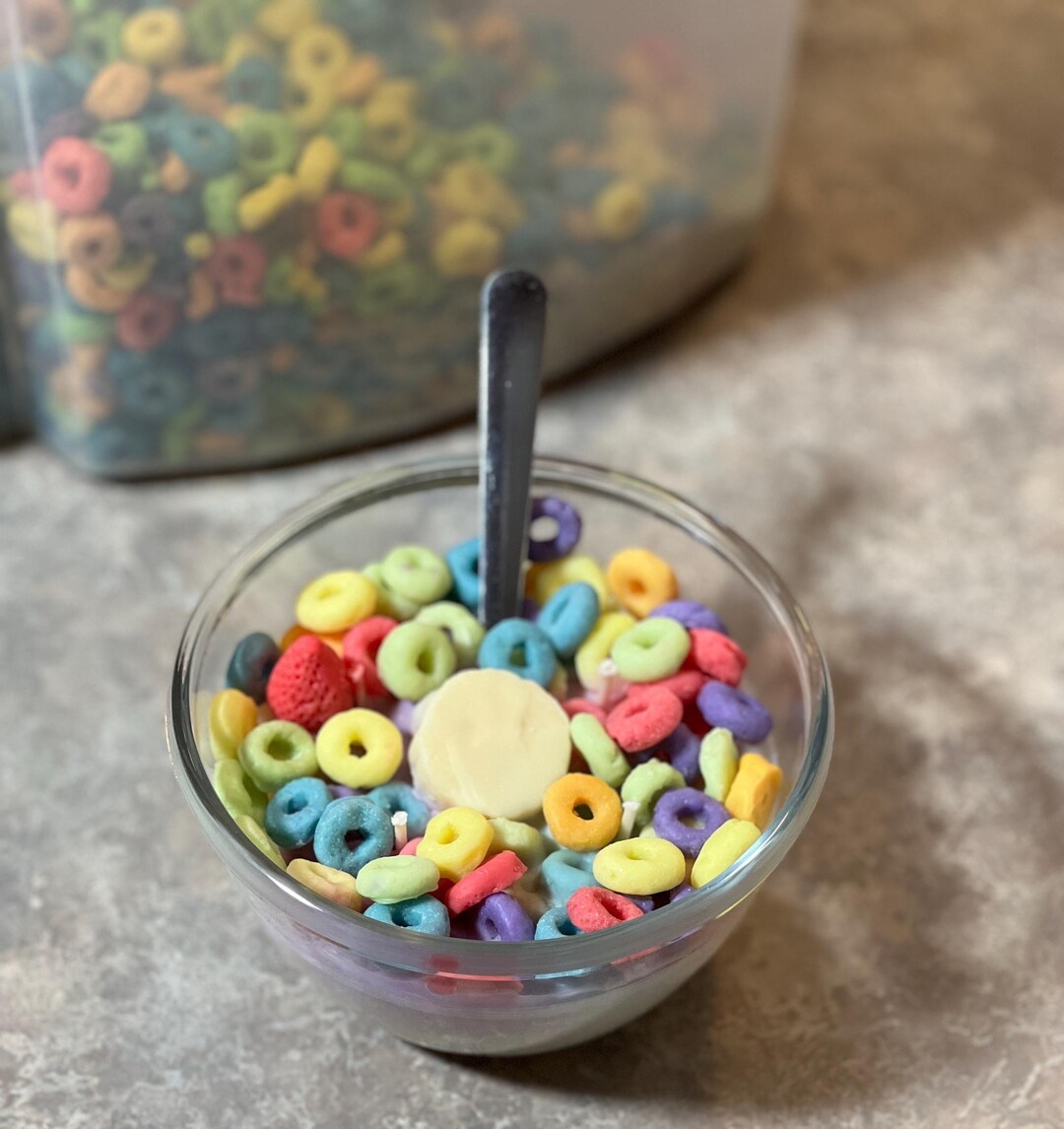 Ceriously Cereal Scented Fake Food for Breakfast Candle - Etsy