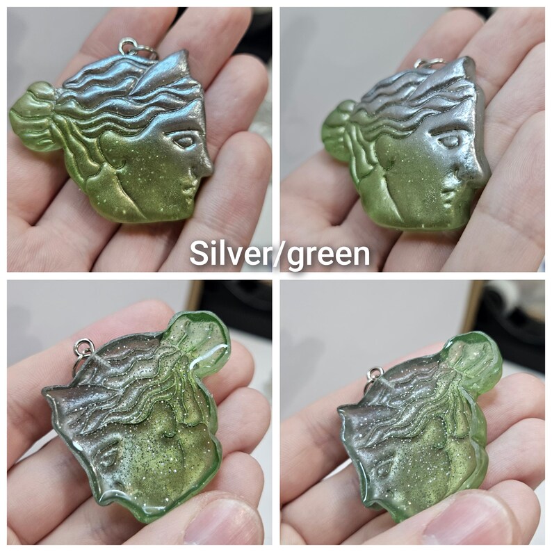 Artemis Resin Bust Keychains - Greek Goddess of the Hunt and Wilderness ...
